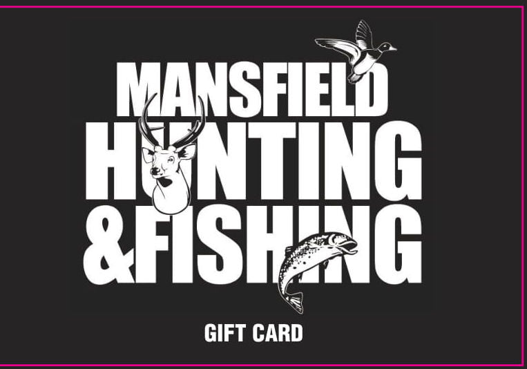MHF Gift Cards | Mansfield Hunting & Fishing