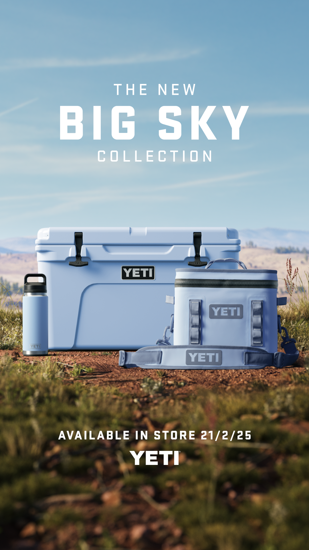 Yeti Big Sky Blue - Limited Edition