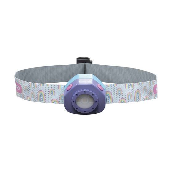 Led Lenser Kids Multi Color Headlamp - 40lm Rechargeable - Purple
