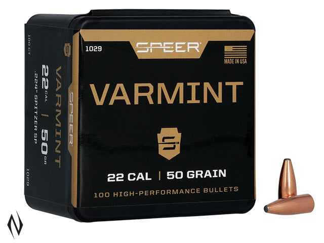Speer 224 50gr Spitzer 100pk Projectiles
