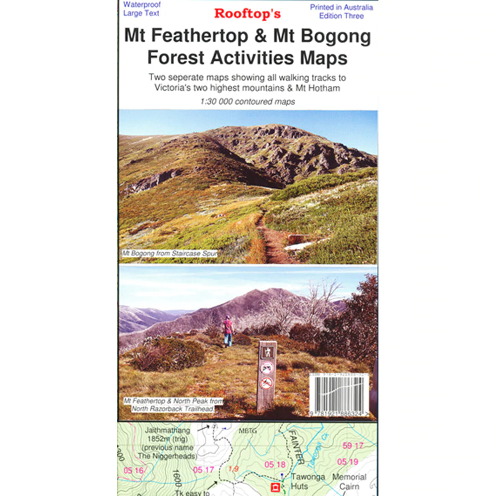 Mt Feathertop & Mt Bogong Foest Activities Maps